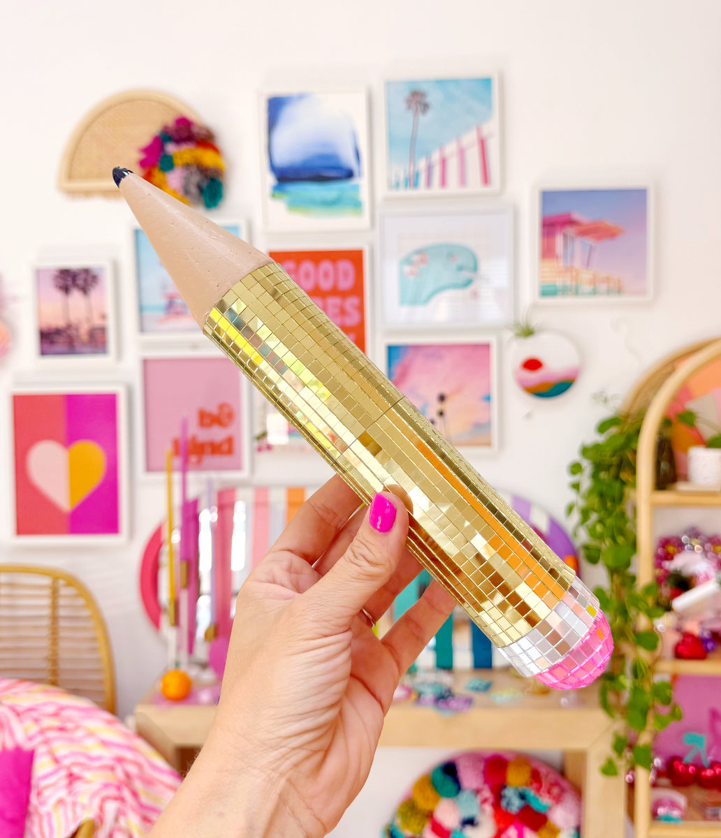 Disco pencil decor – Kailo Chic