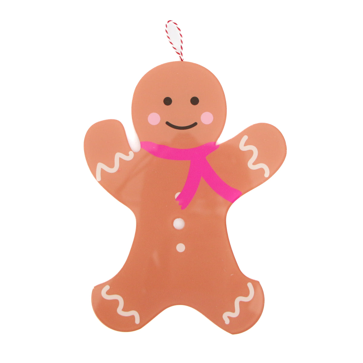 Gingerbread man Large acrylic ornament – Kailo Chic