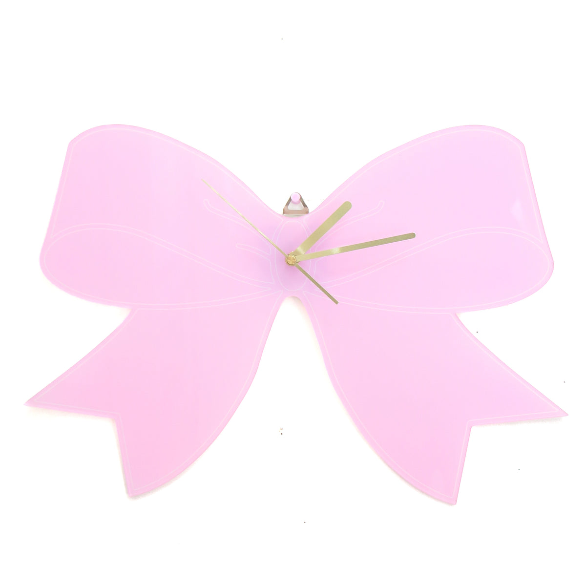 Pink bow clock – Kailo Chic