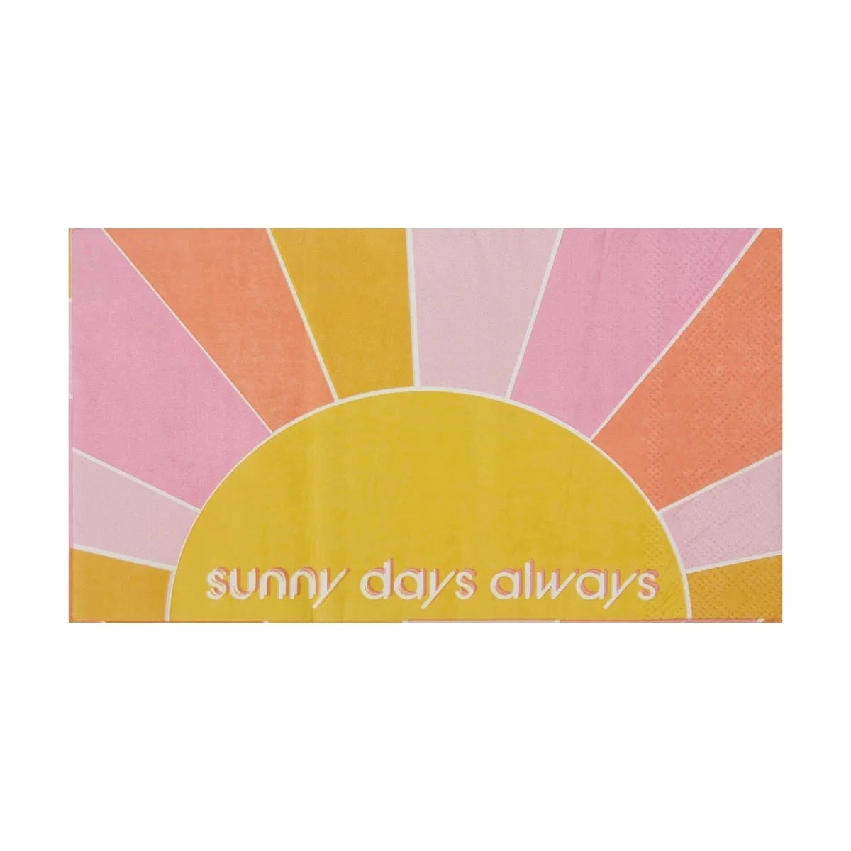 Sunburst Sunny Days Always Paper napkin – Kailo Chic