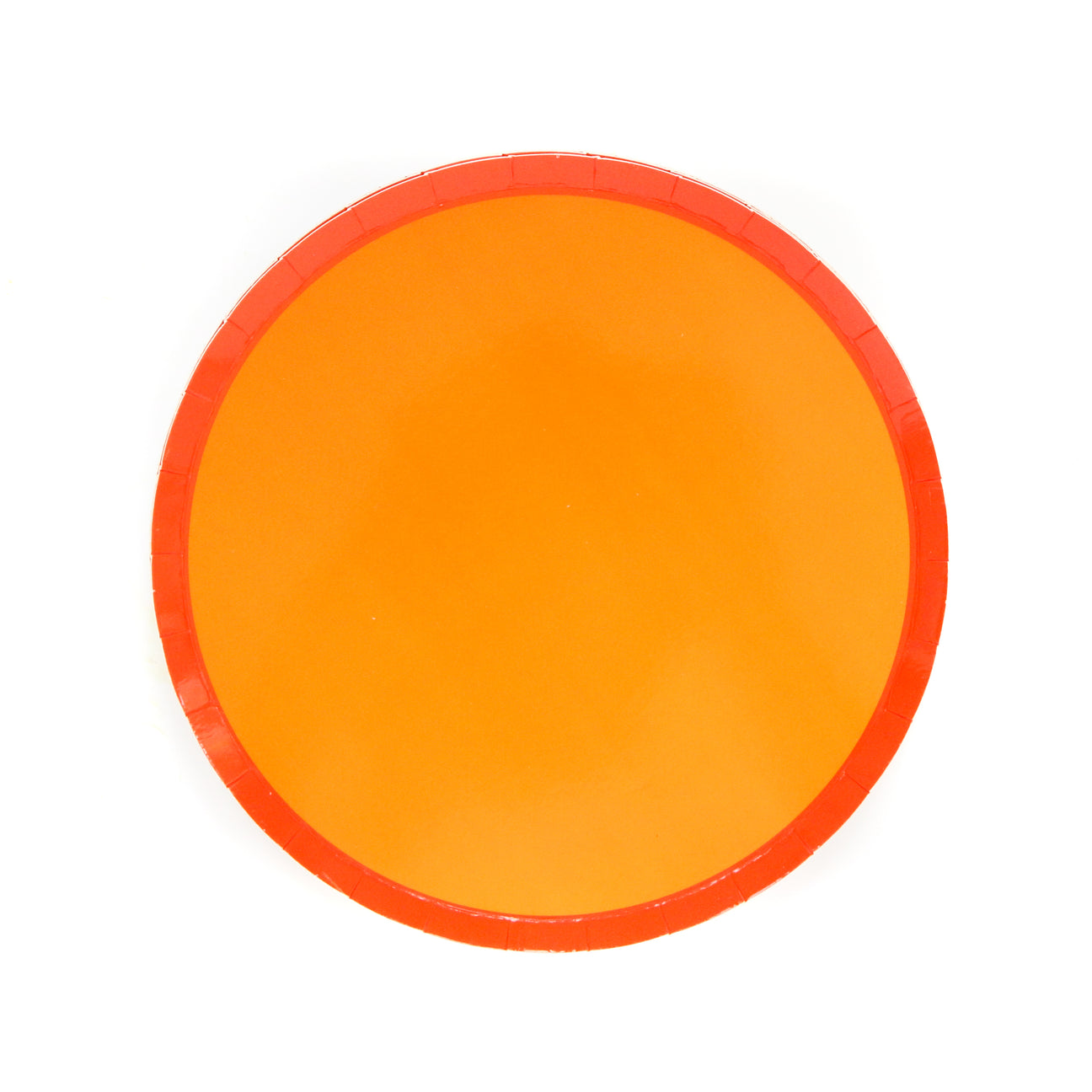 Orange Color Blocked Paper Plate – Kailo Chic