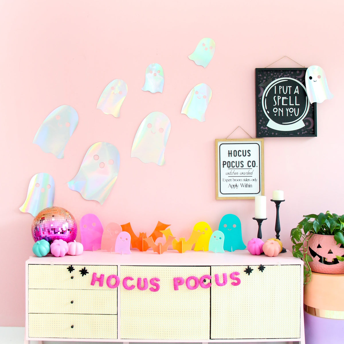 Iridescent Card Stock Ghosts – Kailo Chic